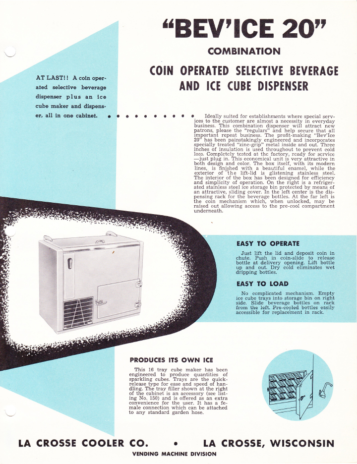 La Crosse Bev'Ice 20 (13 Pages) > La Crosse > Capital Vending, Inc.