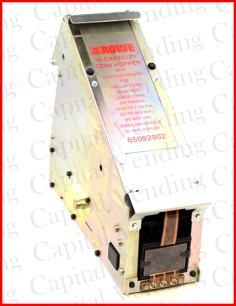Rowe Hi-Capacity Coin Hopper with Low Coin Sensor - Large Coins - OEM ...
